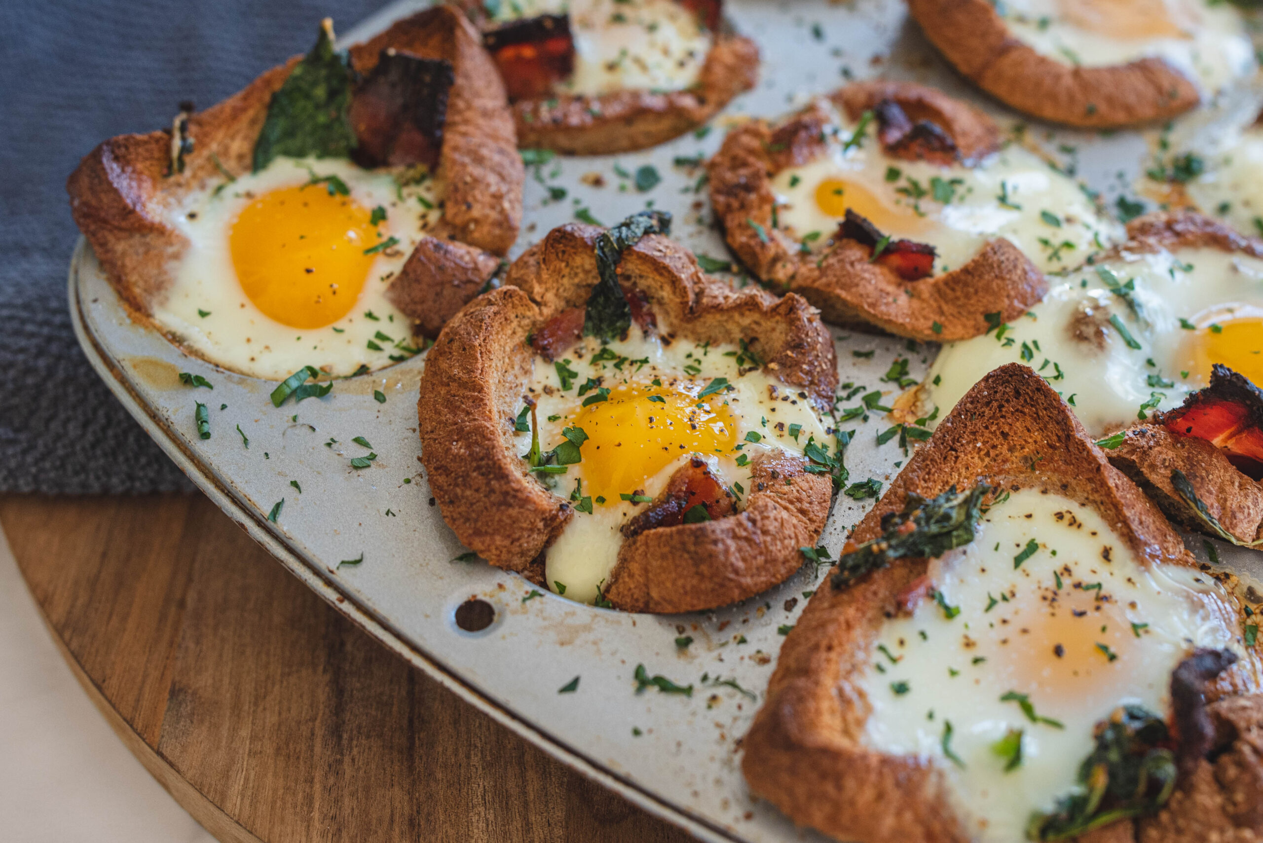Breakfast Toast Cups - Truly Recipes