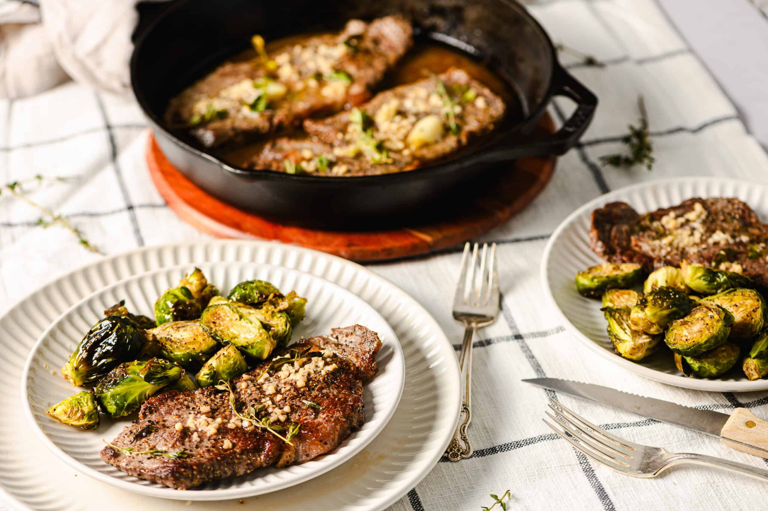 Cast-Iron Strip Steak - Truly Recipes