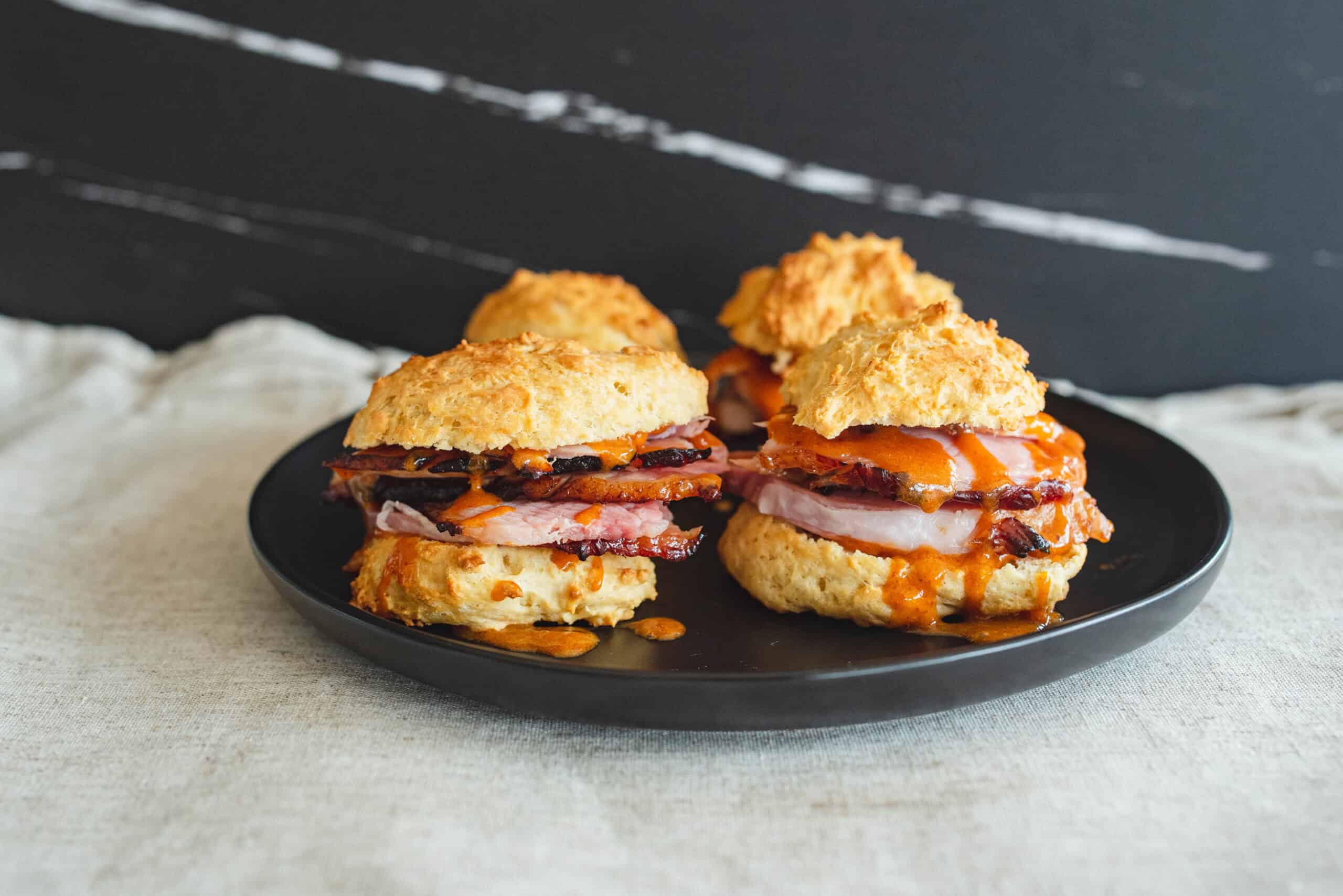 Honey Ham Biscuit Sandwiches - Truly Recipes