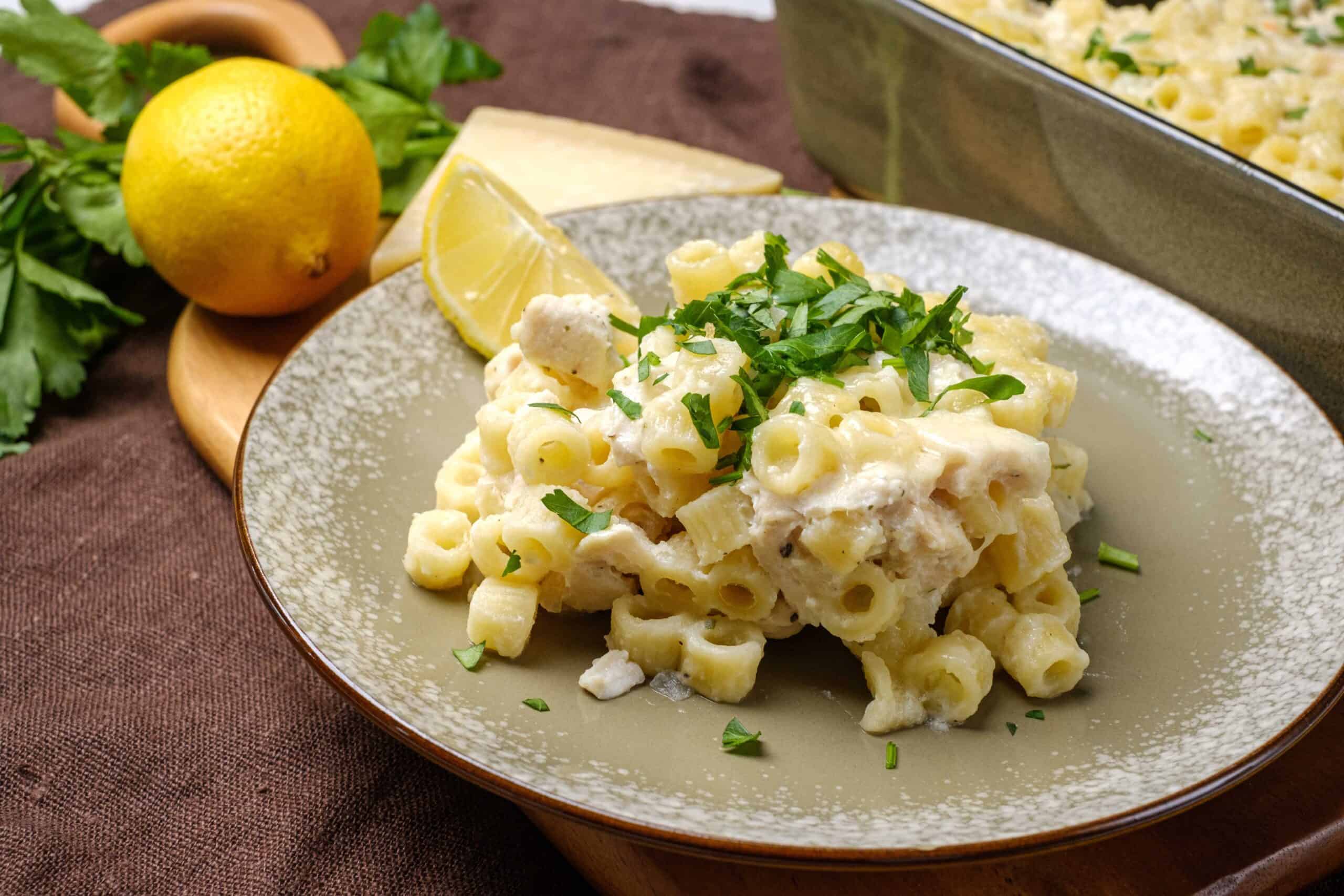 Lemon Chicken Pasta Bake - Truly Recipes