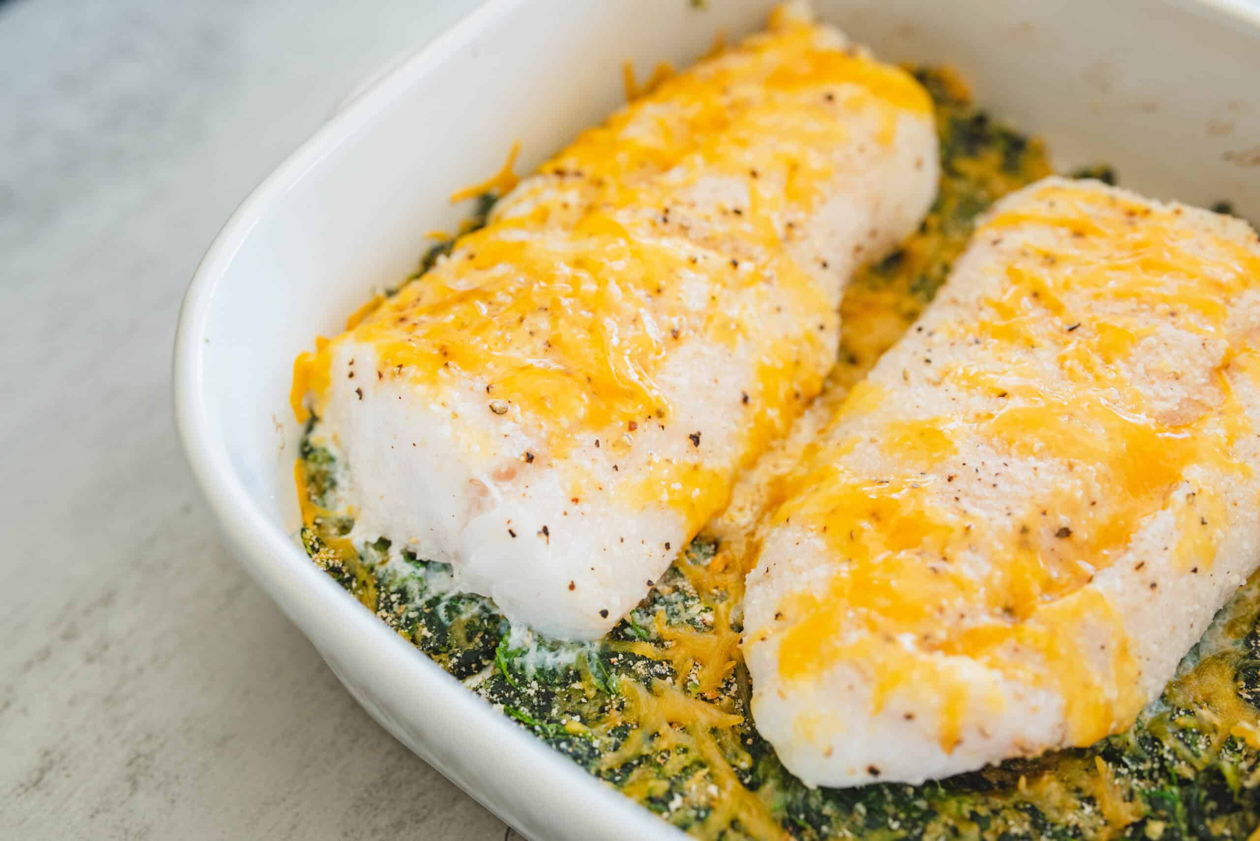 Spinach & Fish Bake - Truly Recipes