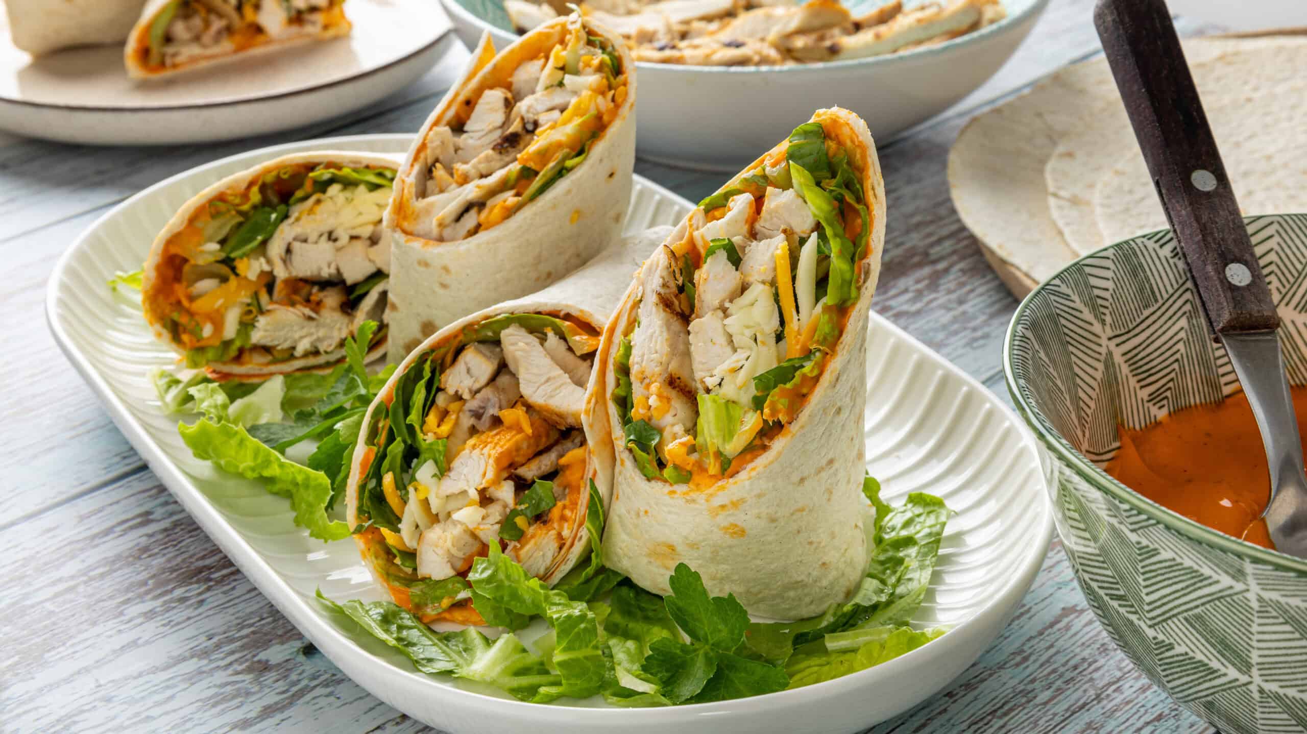 Summer Chicken Wraps - Truly Recipes