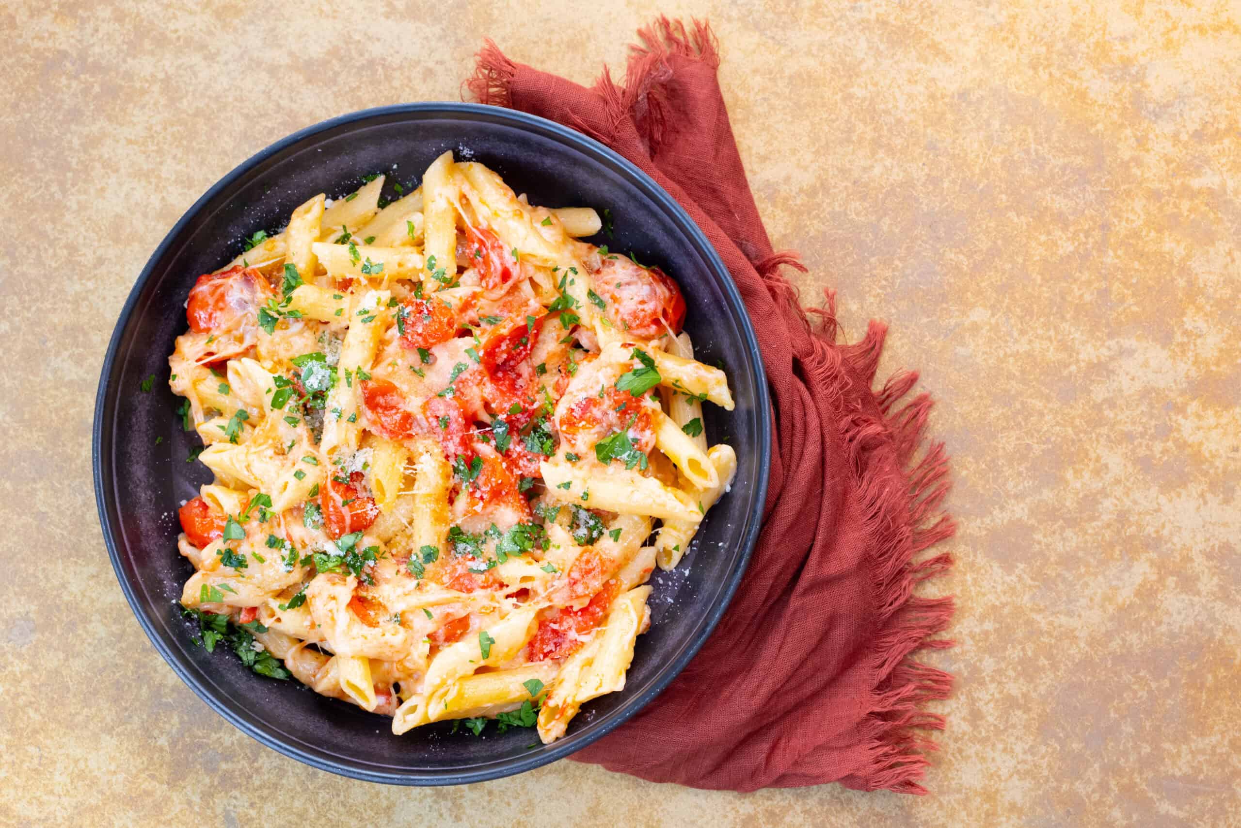 Tomato Basil Penne Pasta - Truly Recipes